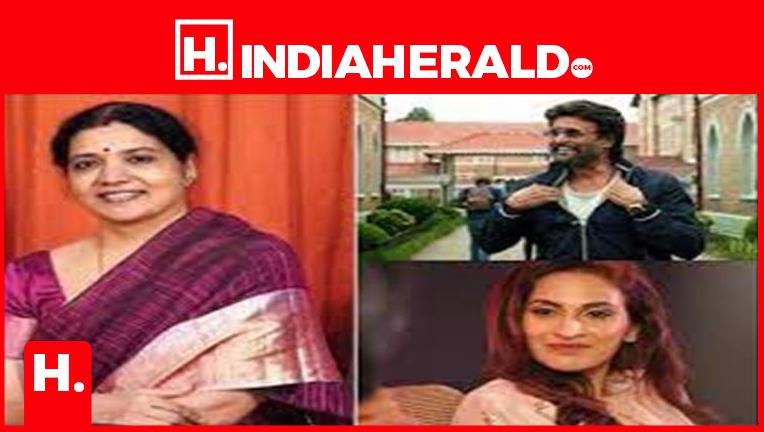 Famous actor s wife as Rajini s younger sister..