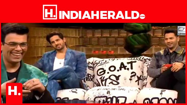 In Latest Koffee with Karan 8, Karan Johar talks to Sidhart
