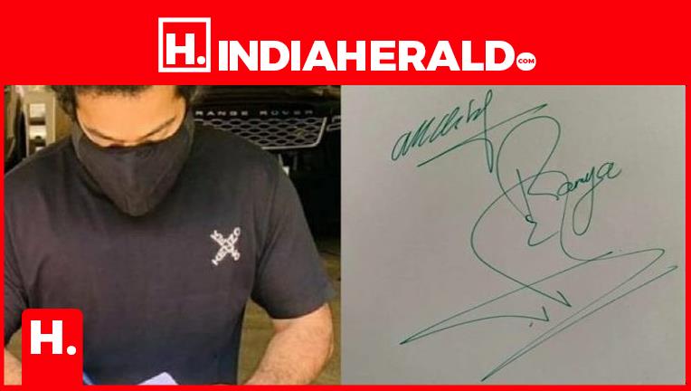 Have you ever seen the signature of Jr. NTR?