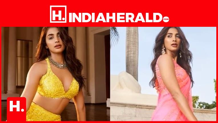 Oops Pooja Hegde Nip Slip in Tight Dress - PHOTO INSIDE