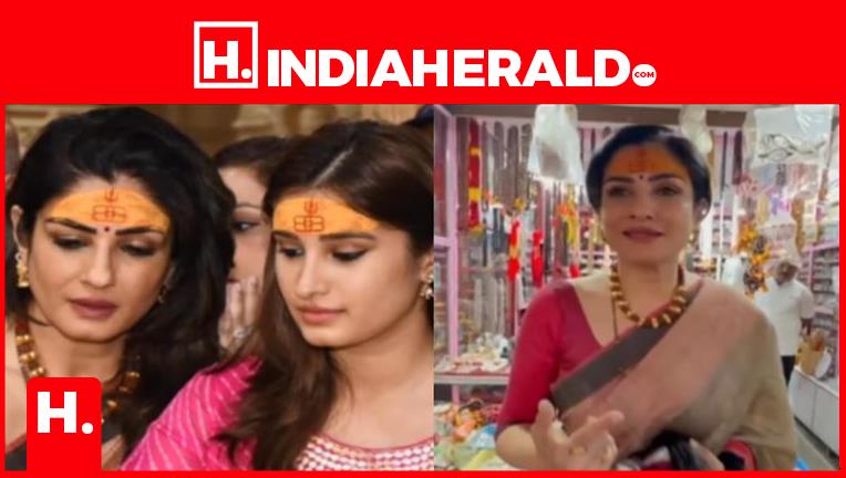 Raveena Tandon reached Somnath before the release of Karma