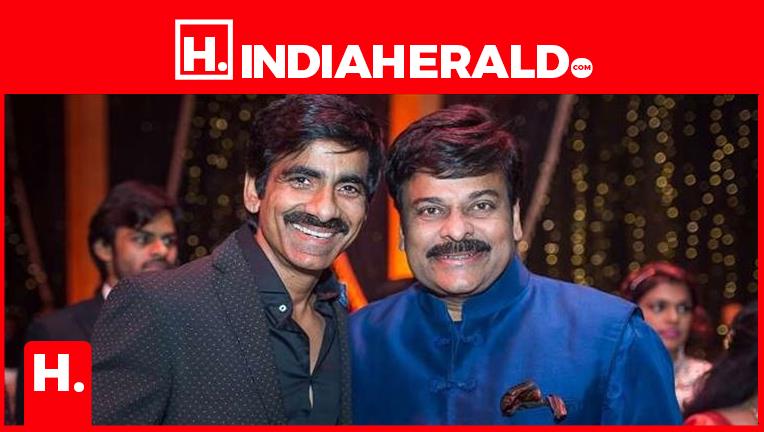 Ravi teja as brother for megastar chiranjeevi...?