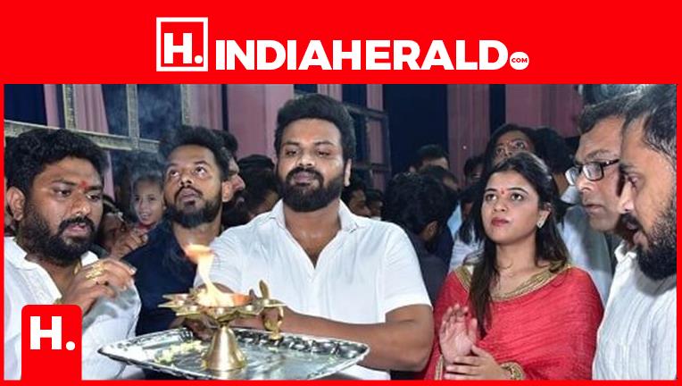 Spotted: Manchu Manoj with Bhuma Mounika Reddy