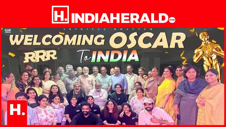 Video: Rajamouli Celebrates OscaRRR At Home