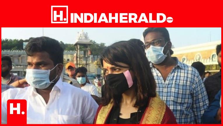 VIDEO - Samantha gets Angry and Shows Attitude at Tirupati