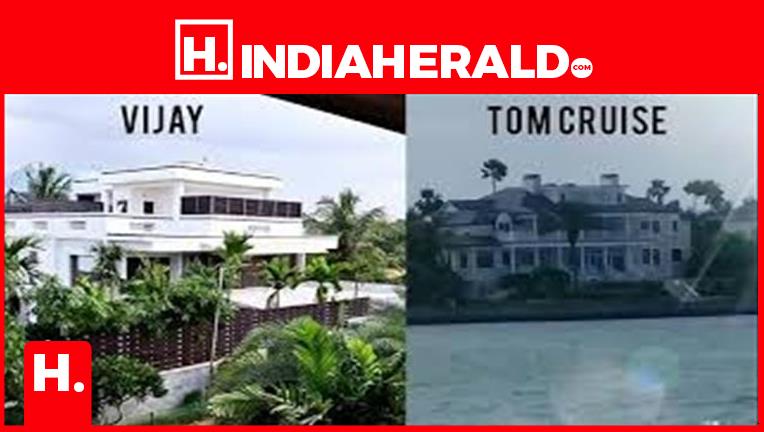 Vijay s house is built like a Hollywood actor s house..