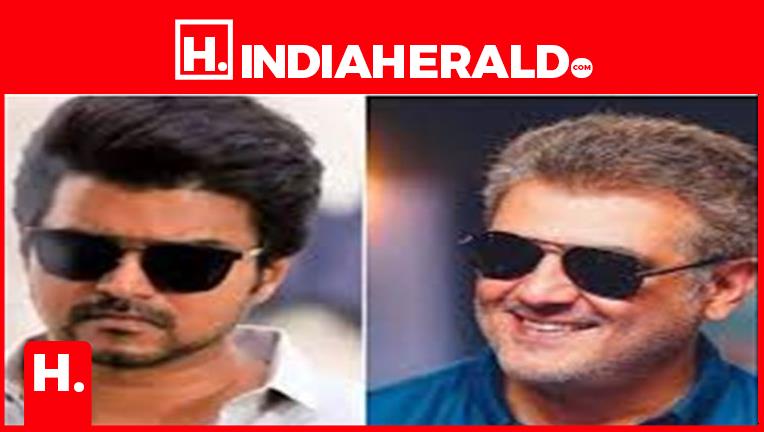 Where did the Vijay and Ajith competition start?