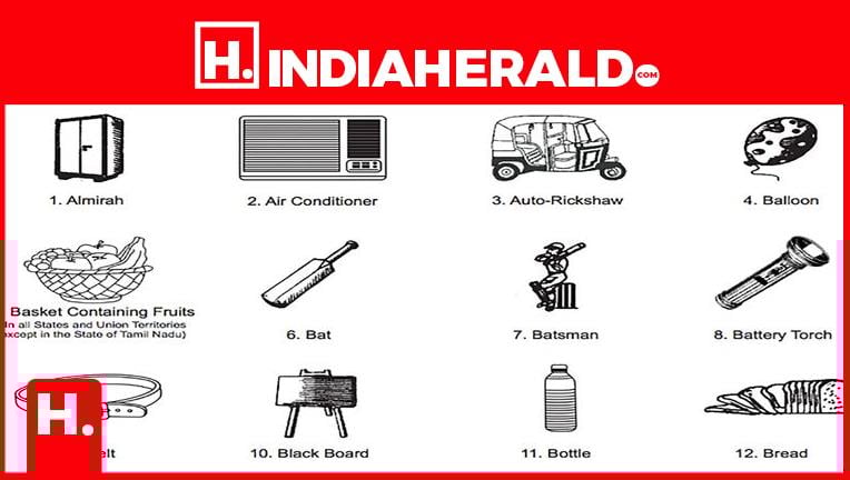 Election symbols given to candidates, some candidate got a