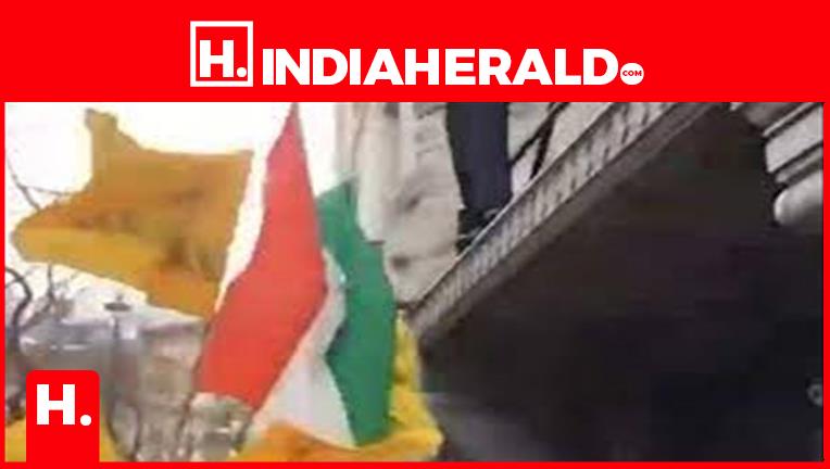 Indian Flag is insulted.. ? Tension in Britain..