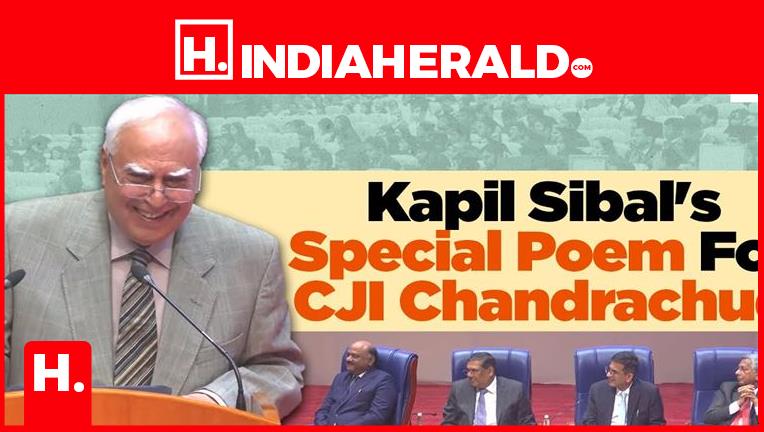 Kapil Sibal recites a special poem in CJI Chandrachud s far