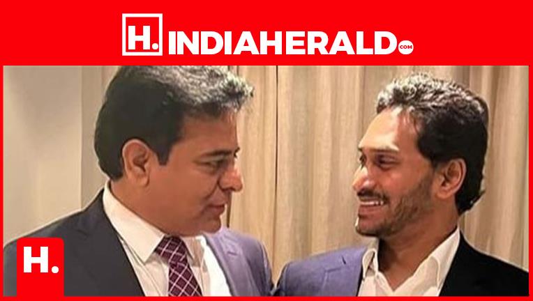 KTR made interesting comments on Jagan at the time of polli