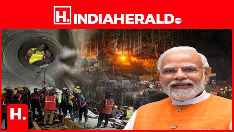 Modi happy for the successful operation Tunnel rescue..