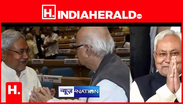 Nitish Kumar said that Lal Krishna Advani made a big contri