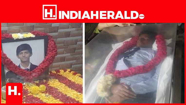 Parents and Relatives mourn death of Andhra student Paruchu