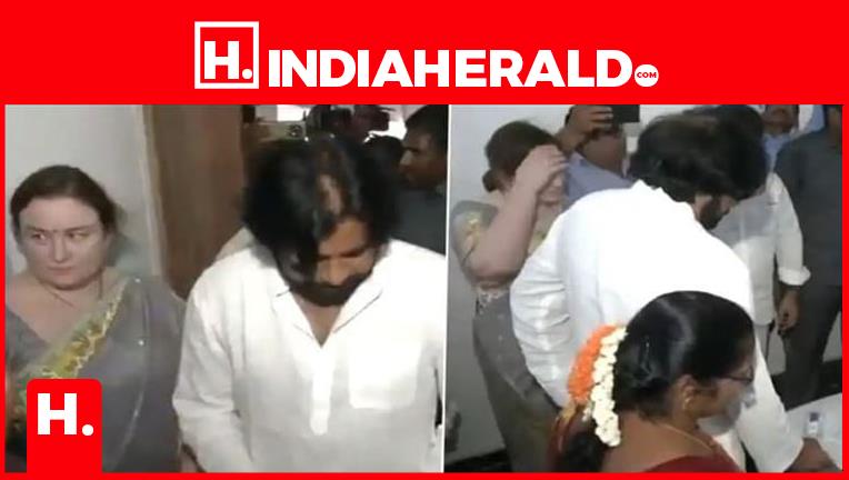 Pawan Kalyan voted in Mangalagiri - Lokesh s Victory Certai