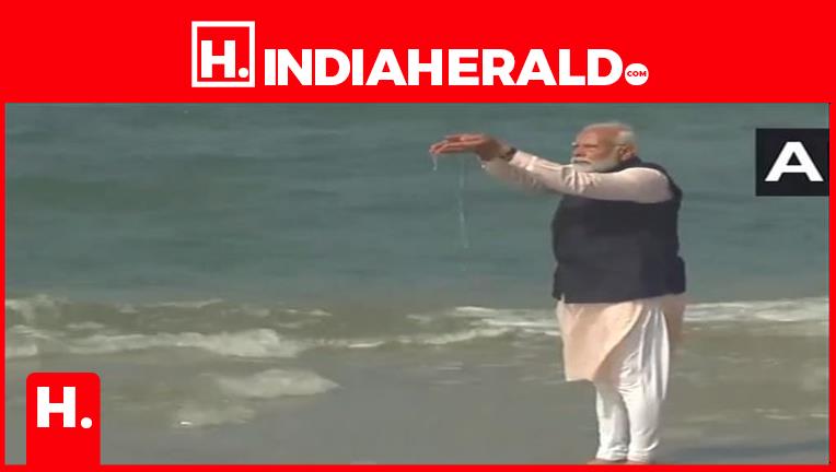 PM Modi collected Holy water from South Tamilnadu for Pran