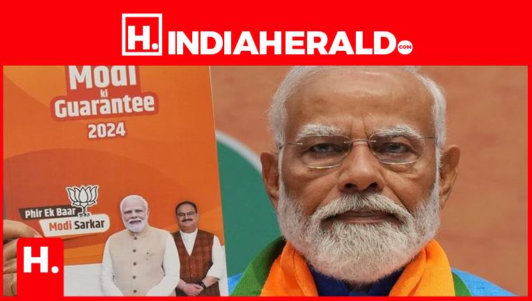 PM Modi handed over BJP s election resolution letter