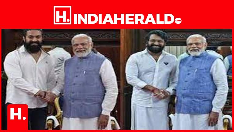 PM Modi meets Yash and Rishab Shetty