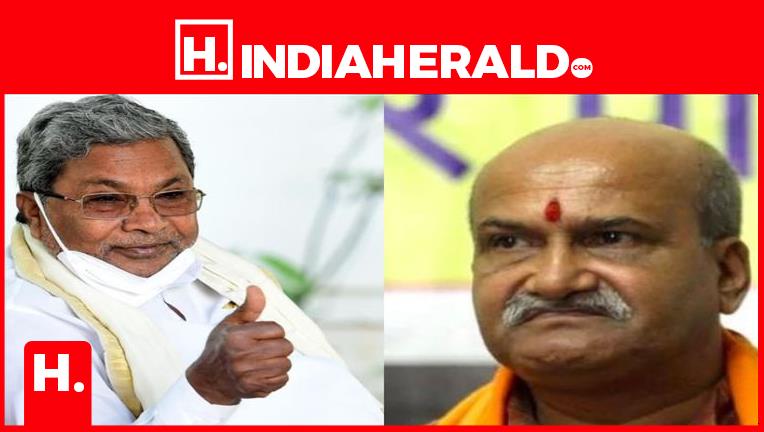 Pramod Muthalik mocks Siddaramaiah government?
