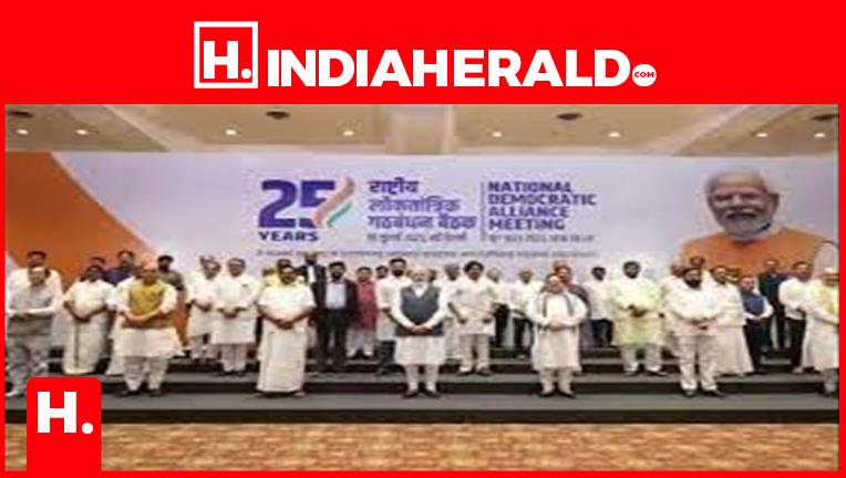 Presiding over the meeting of 38 parties of NDA..