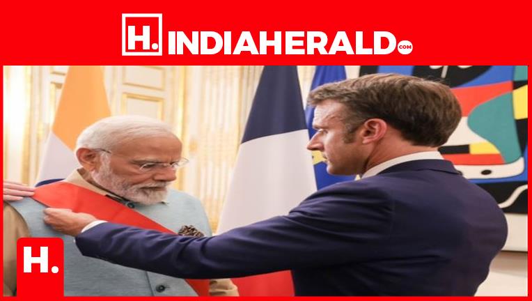 Prime Minister Modi was given the highest award in France