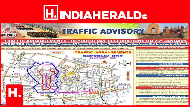 Republic Day: Key points of Delhi Police traffic advisory