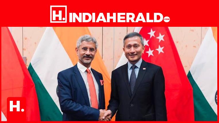 Talks between Jaishankar and Singapore President Tharman Sh