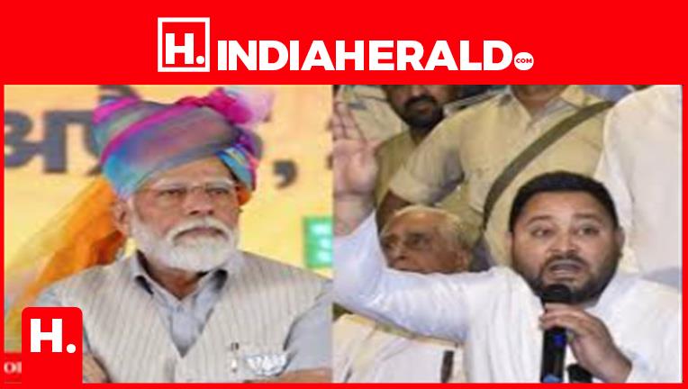 Tejashwi Yadav challenges PM Modi.