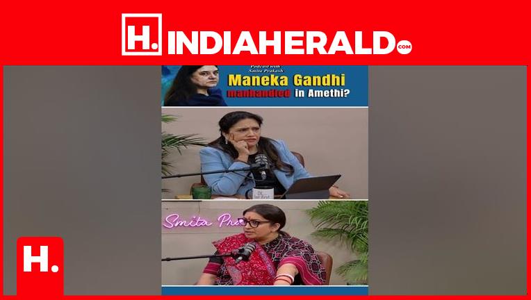 Union Minister Smriti Irani made a big claim on Maneka Gand