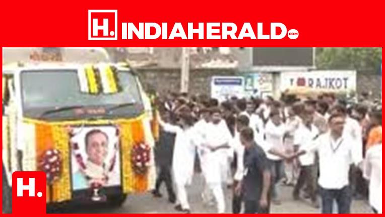 Vijay Rupani s last rites, son Rishabh Rupani said- I pray