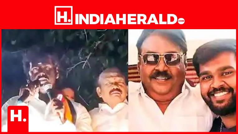Vijaya Prabhakaran has come as his avatar - Shanmukha Pandi