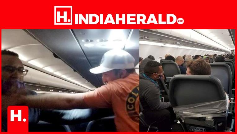 WATCH - Unruly Passenger make Inappropriate Physical Contac
