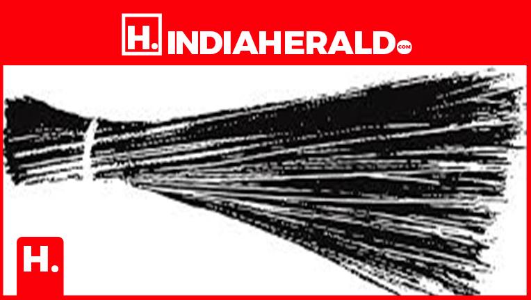 Why did AAP change the color of election symbol broom?