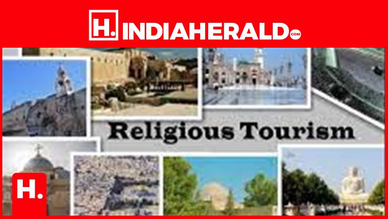 Understand the cause for rise of religious tourism, in two