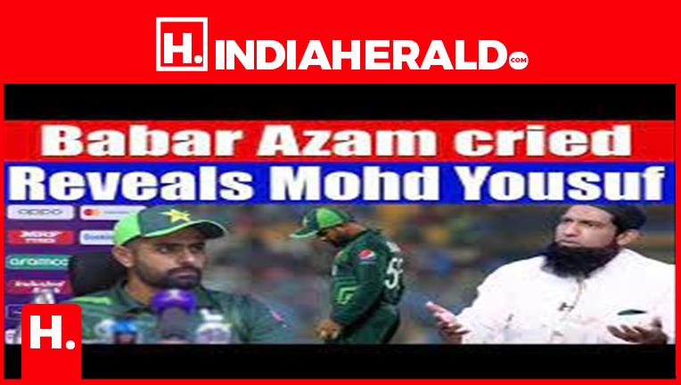 Babar Azam burst into tears in the restroom..