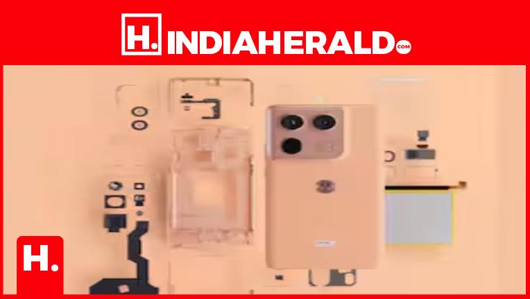 Motorola Teases Peach Colour Variant Of Edge 50 Ultra Ahead