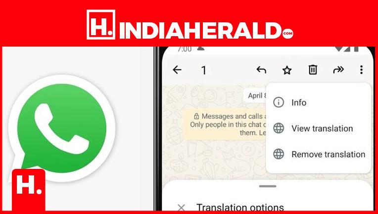 You May Now Translate Whatsapp Chat Messages On Android.