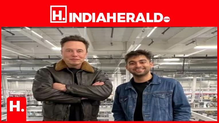Elon Musk s sudden meeting with an Indian friend..
