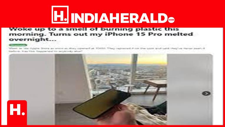 iPhone 15 Pro that melted overnight... ? User shocked..