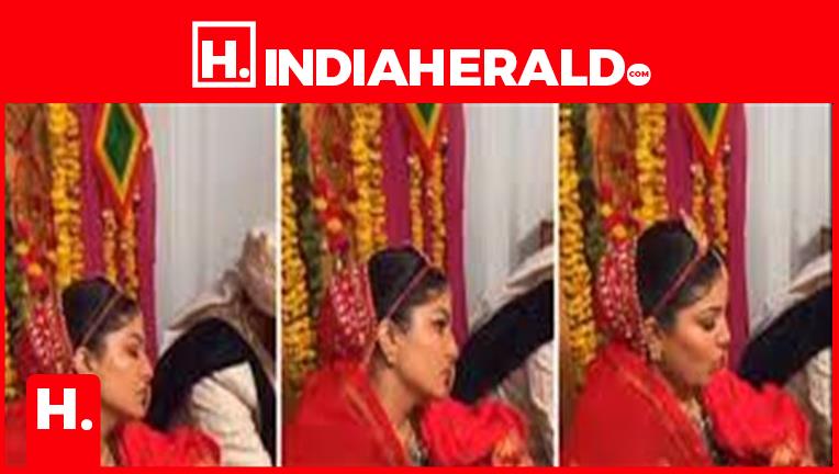 Viral Video: Bride falls asleep during wedding rituals