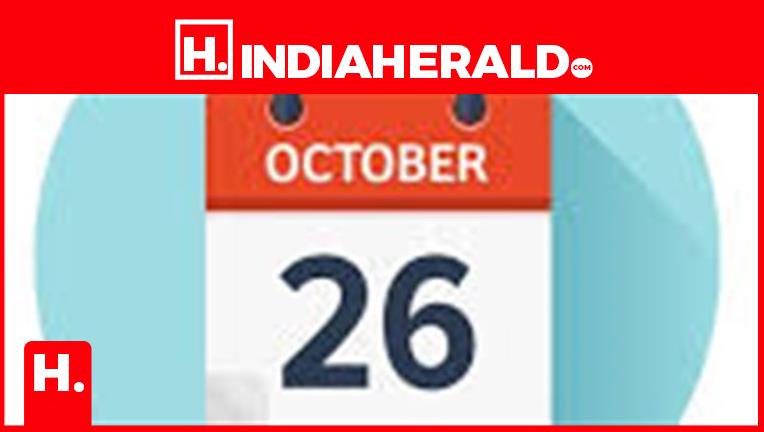 Why is October 26 important?
