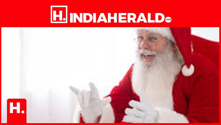 Why is Santa red and white?